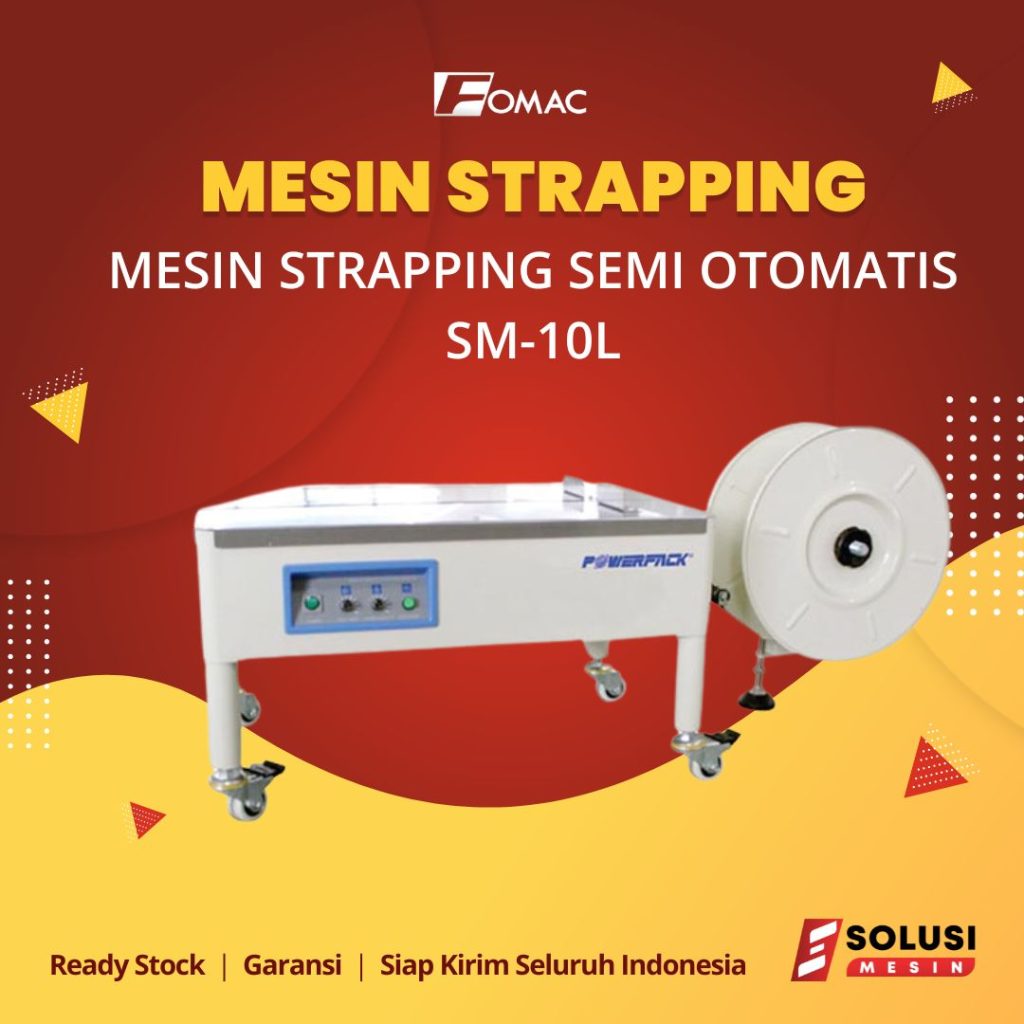Mesin Strapping Powerpack Semi Otomatis SM-10L