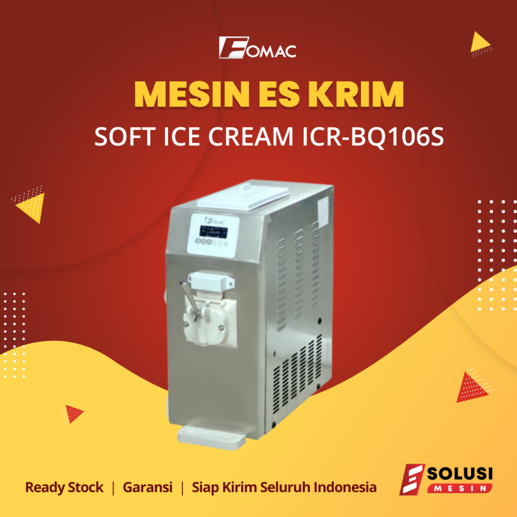 Jual Mesin Pembuat Es Krim (Soft Ice Cream), Lebih Hemat 50%